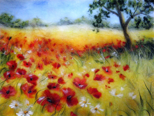 How Did Wool Painting Begin - Article by Oksana Ball